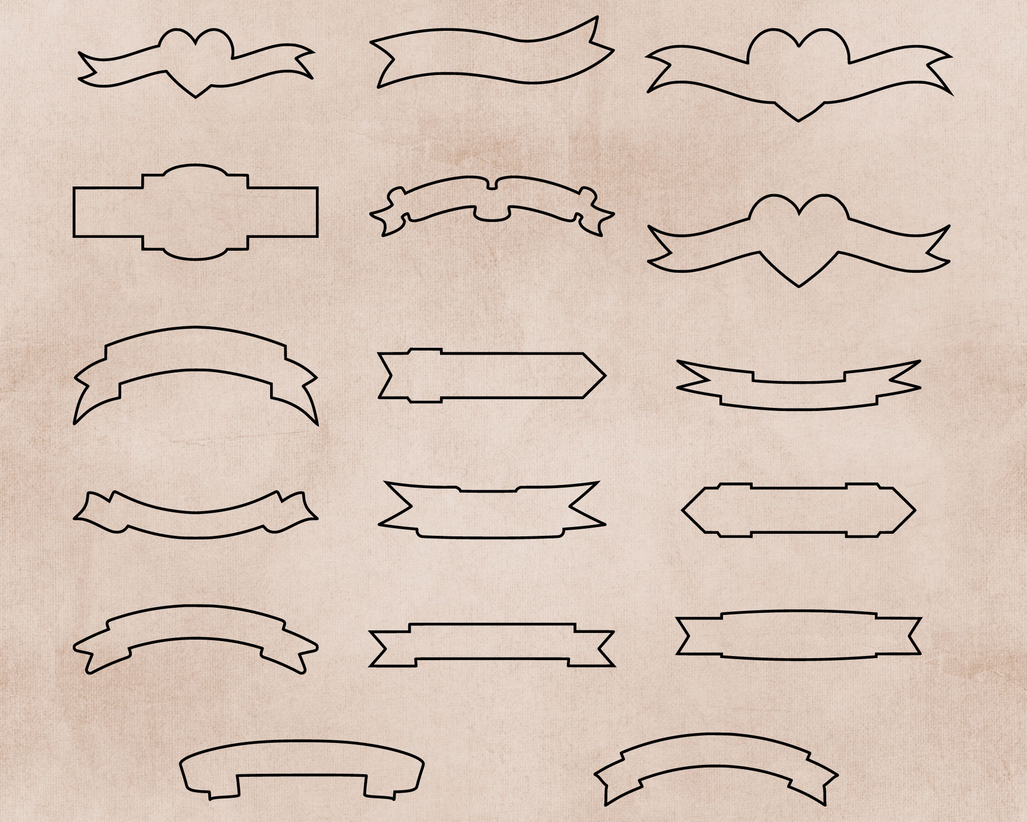 Ribbon Banner Svg Banner Bundle Svg Cricut Ribbon Svg - Etsy Australia