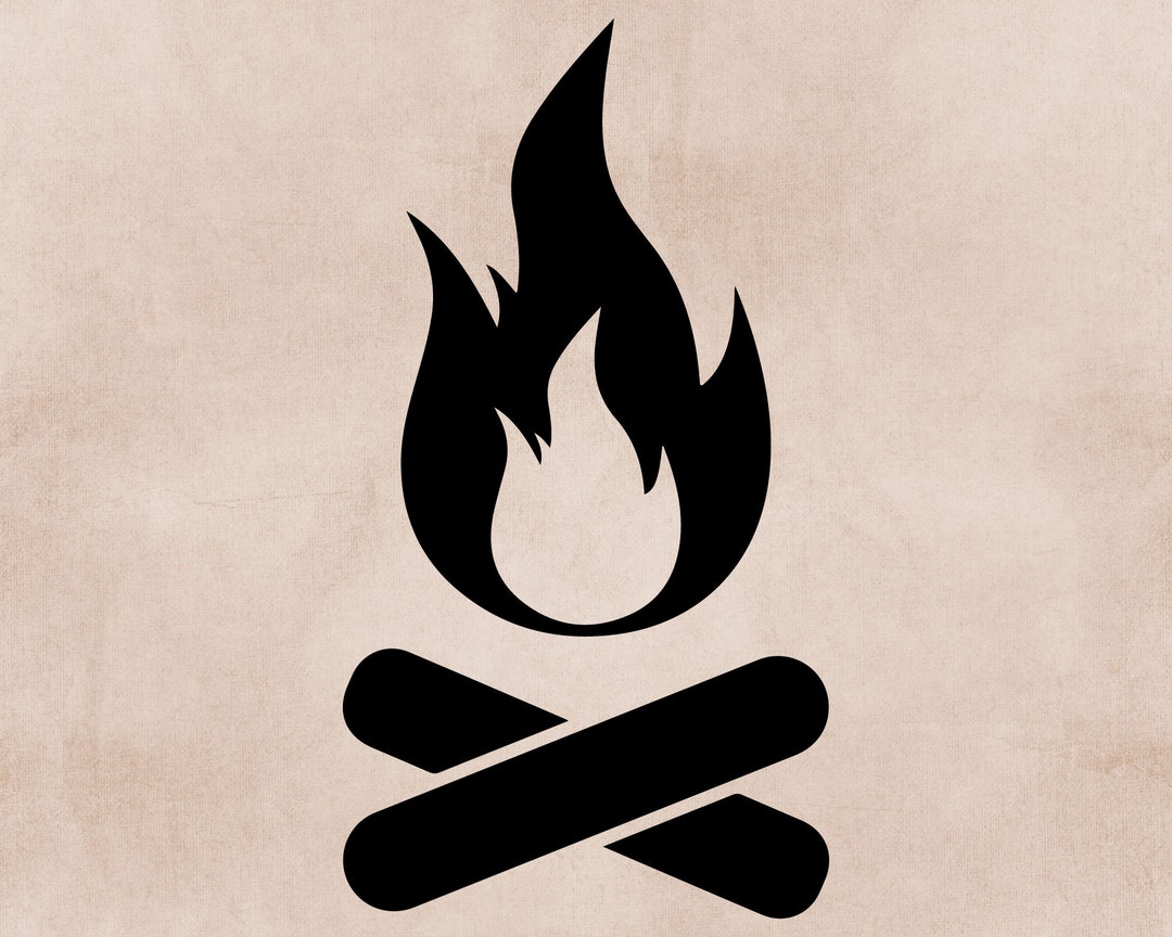 Fire Svg, Campfire Svg, Campfire Files for Cricut, Bonfire Svg, Digital ...