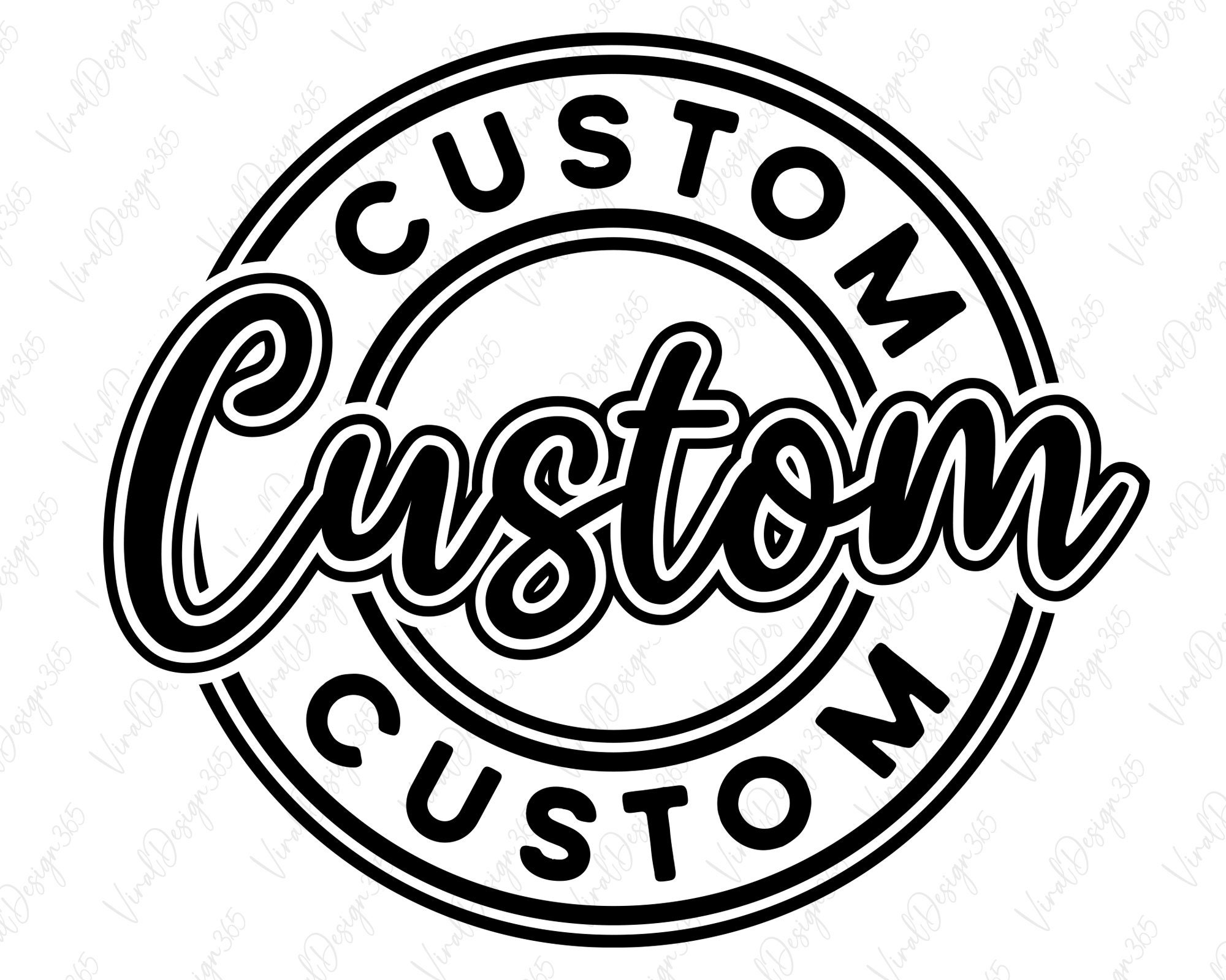 Custom Circle Svg Custom Name Svg Cricut Personalized Svg - Etsy Canada