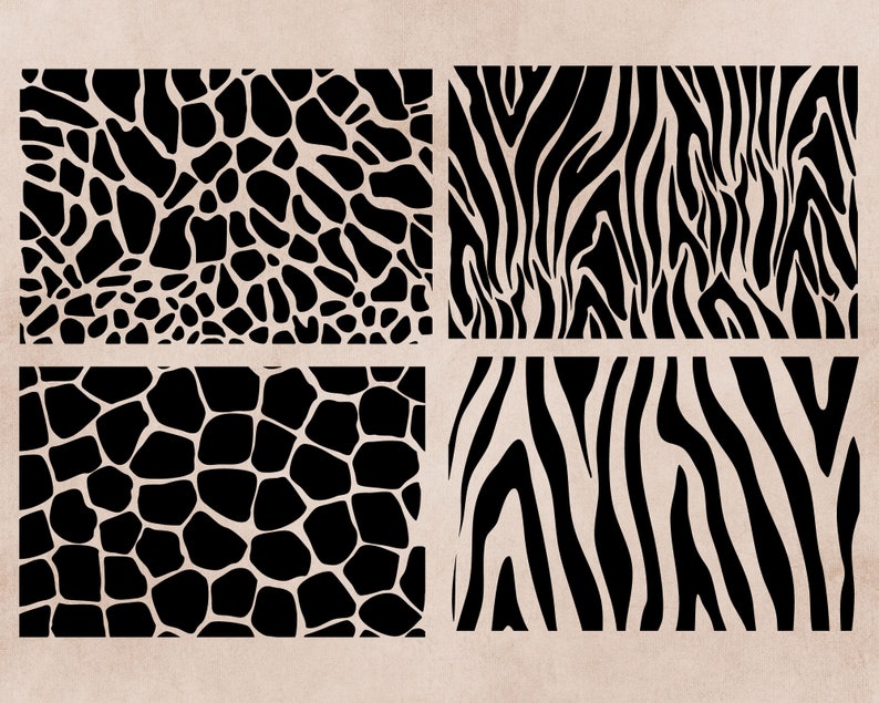 Animal Print Bundle Svg 16 Animal Prints Cricut Cow Pattern - Etsy