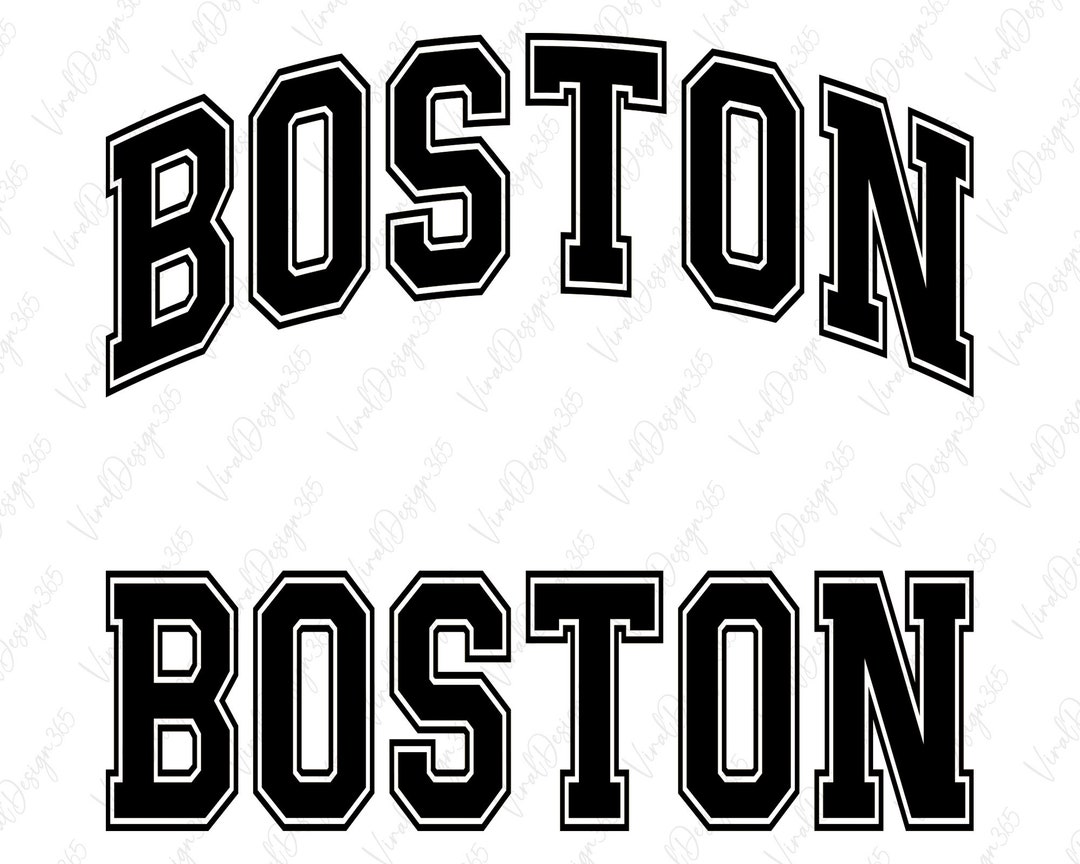 Boston Svg, Digital Download, America Svg, College Font Svg, Boston ...