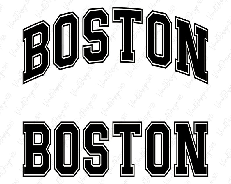 Boston Svg, Digital Download, America Svg, College Font Svg, Boston ...