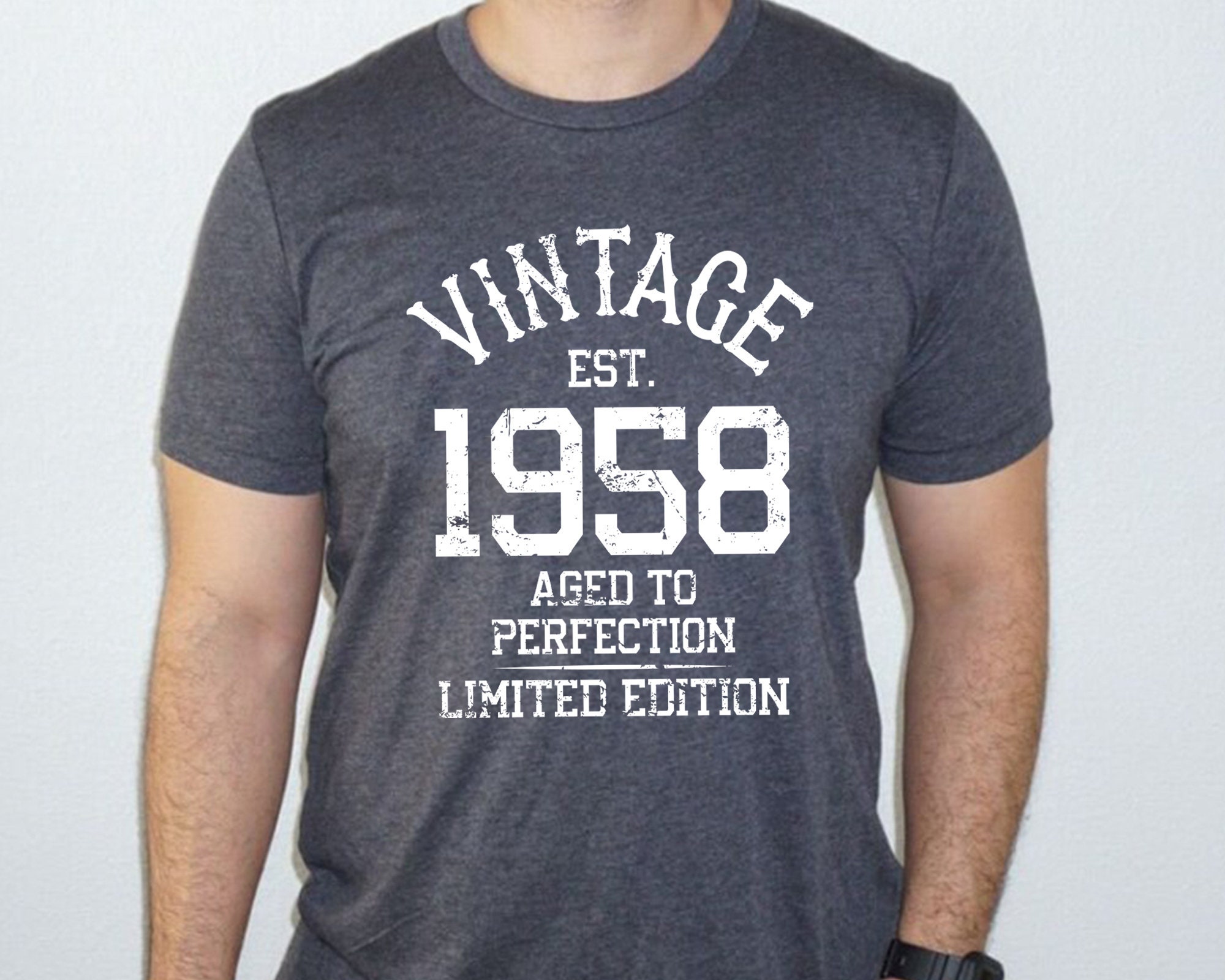 Vintage 1958 Svg 65th Birthday Svg Distressed Svg Digital - Etsy