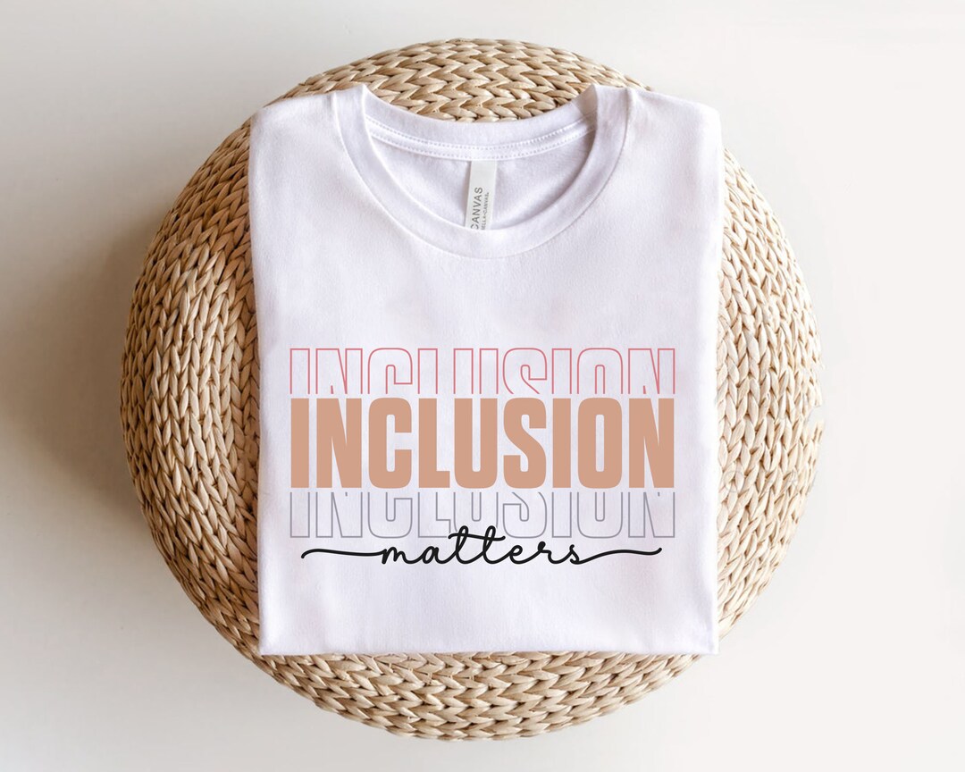 Inclusion Matters Svg, Stacked Svg, Heart Svg, Digital Download ...
