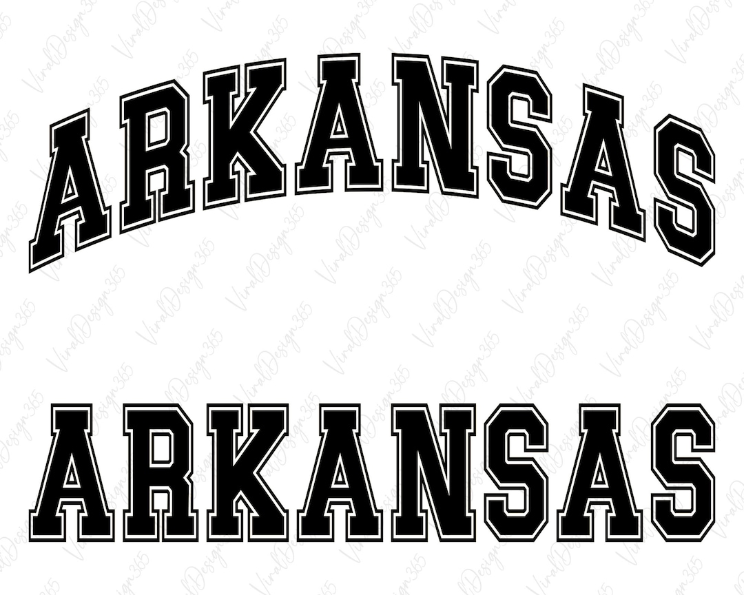 Arkansas Svg, Digital Download, USA Svg, College Font Svg, Arkansas ...