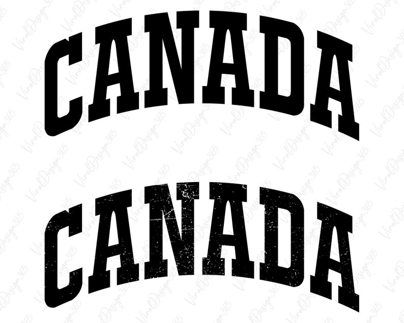 Canada Svg Digital Download Canadian Svg College Font Svg - Etsy
