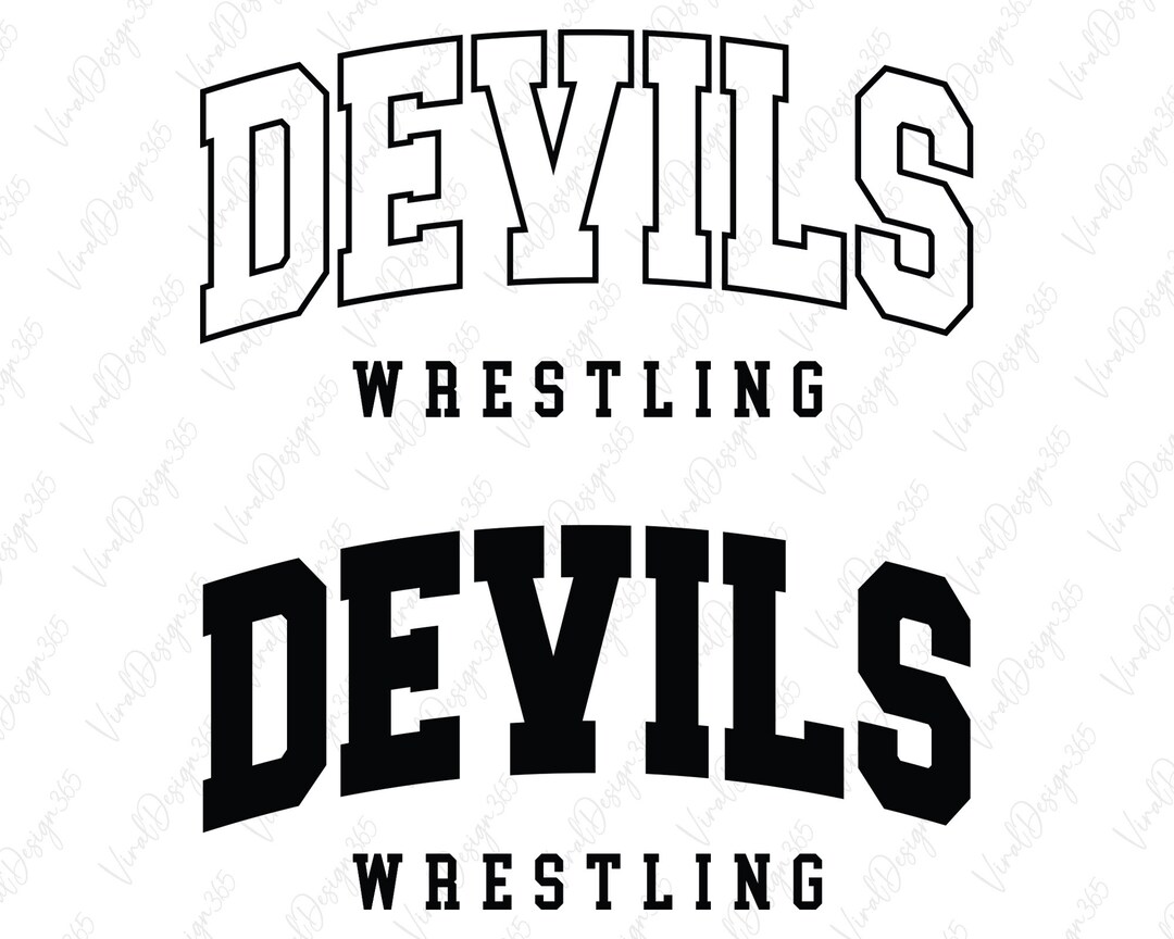 Devils Wrestling Svg, Wrestling Team Svg, Digital Download, Game Day ...