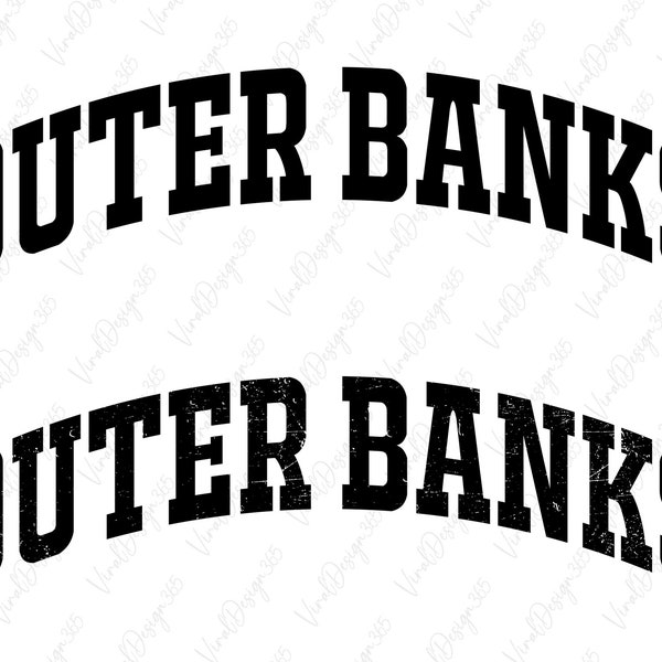 Outer Banks Outline Svg - Etsy