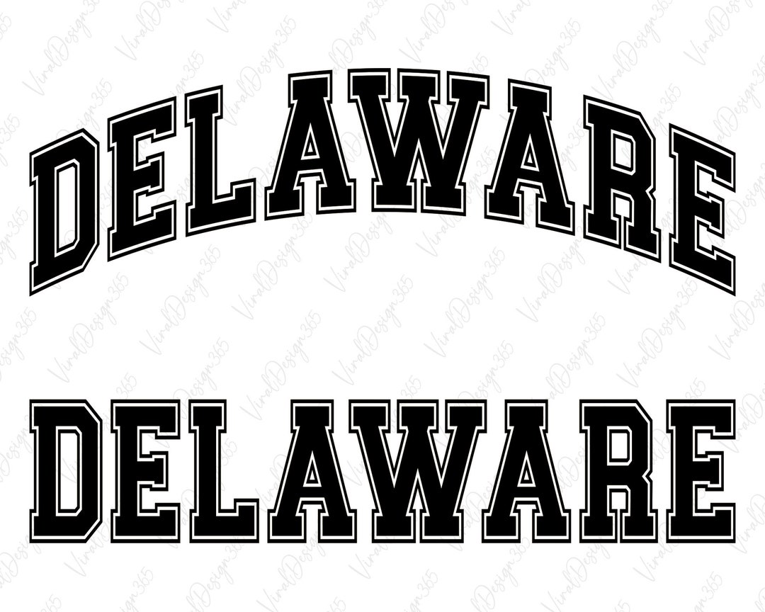 Delaware Svg, Digital Download, USA Svg, College Font Svg, Delaware ...