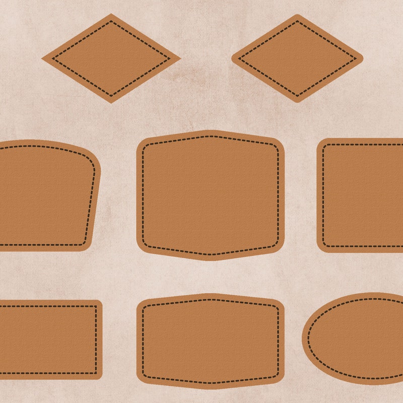 Hat Patch Shapes - Etsy