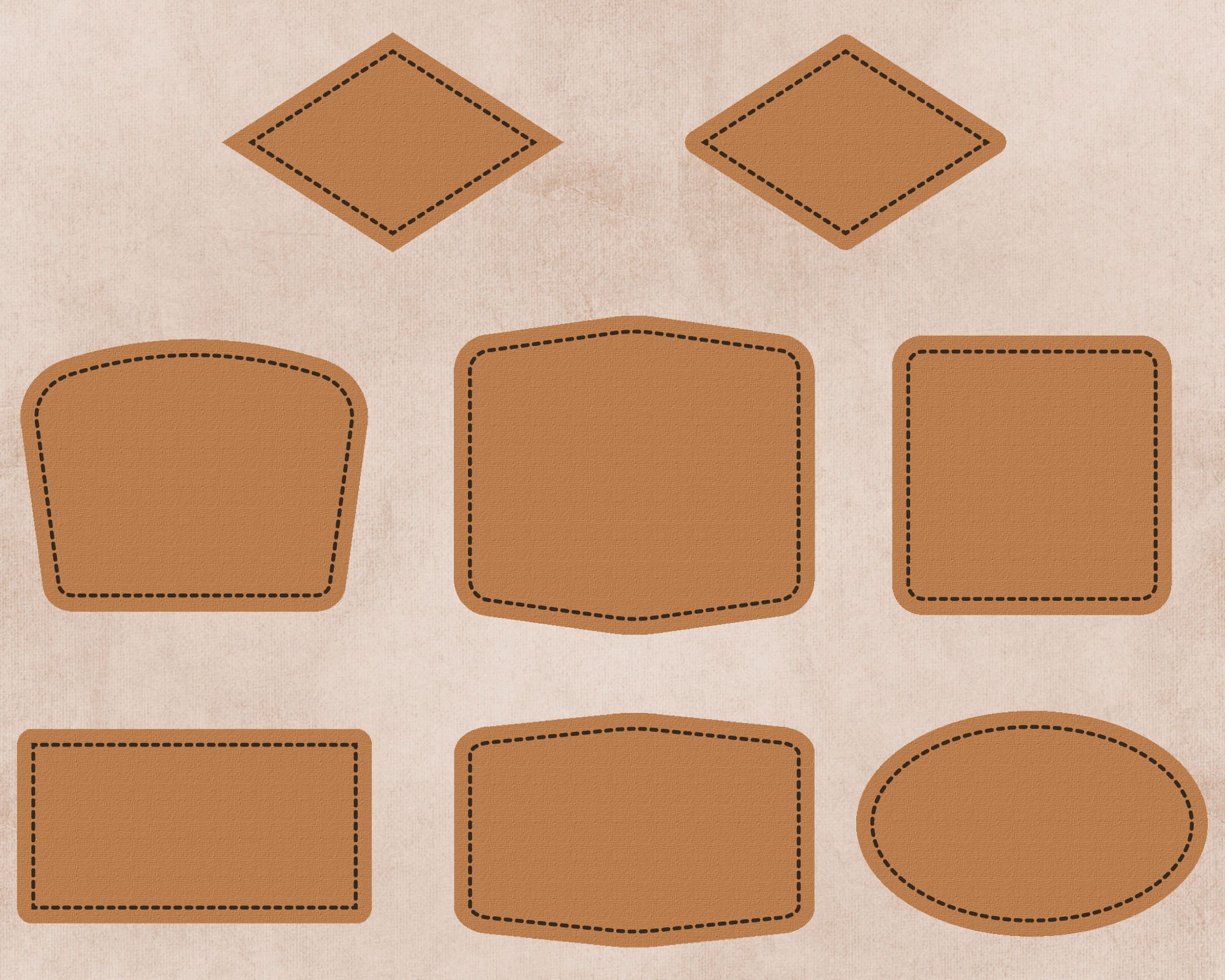 Leather Patch Bundle Png Leather Pattern Png Cricut Leather - Etsy