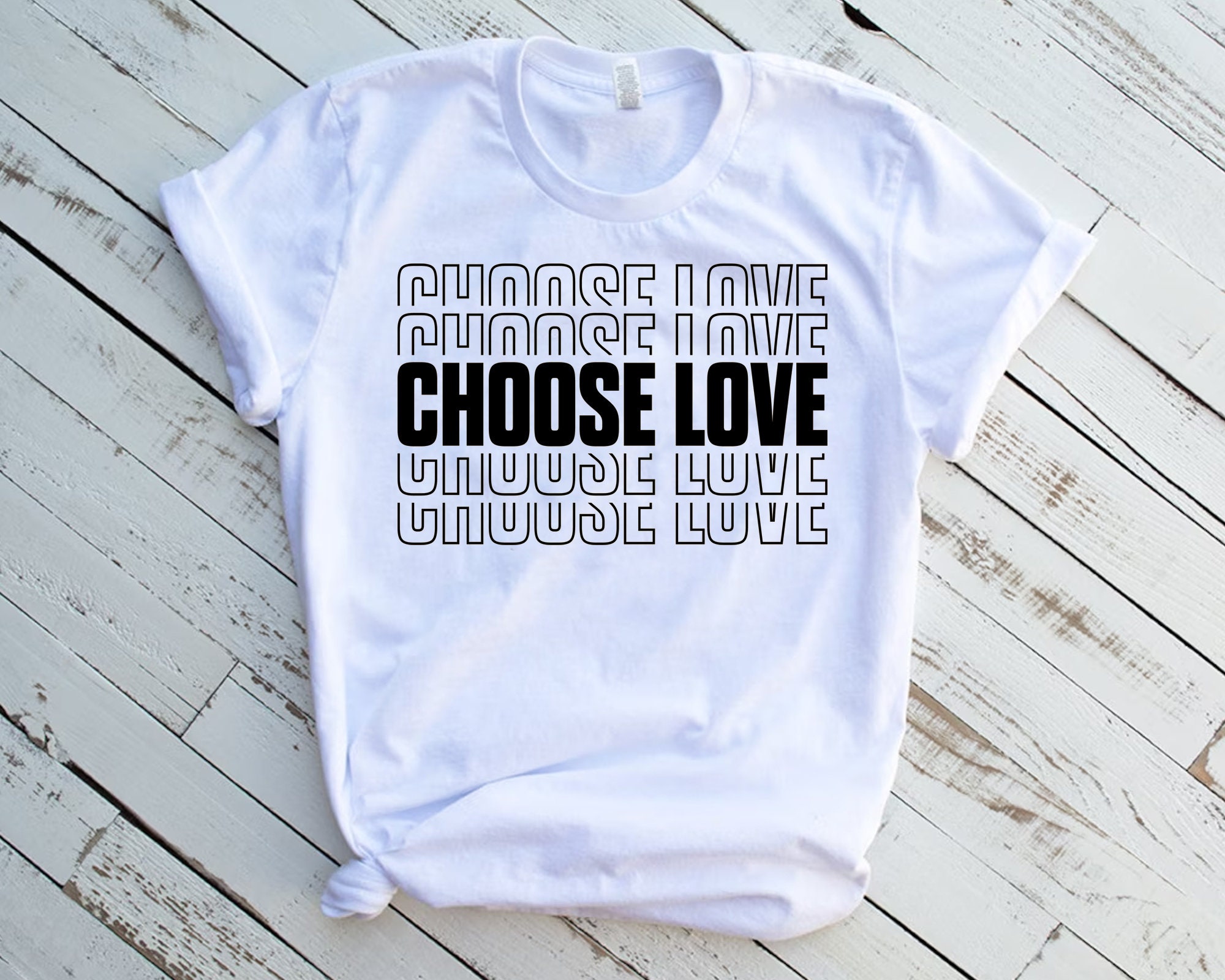 Choose Love Svg Font Stacked Svg Digital Prints Love Svg - Etsy