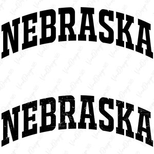 Nebraska Svg, Digital Download, USA Svg, College Font Svg, Nebraska ...