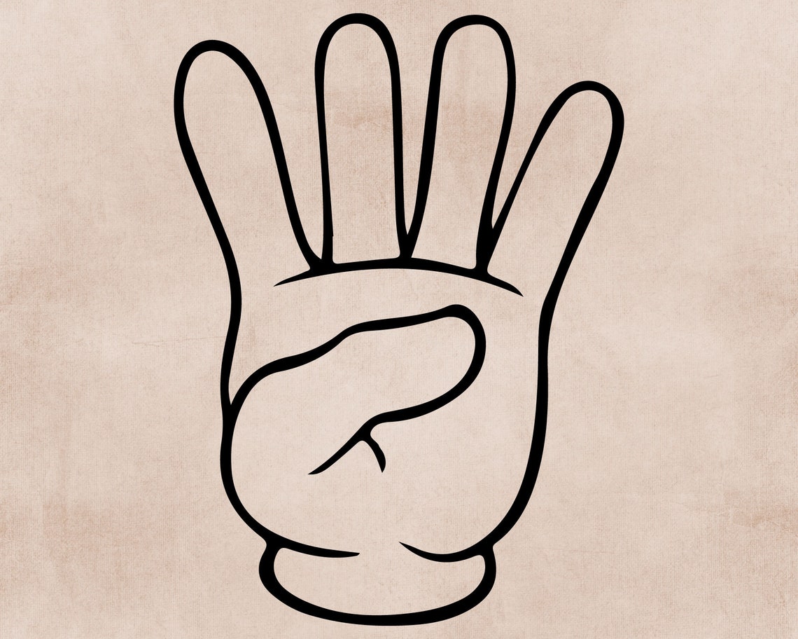 Finger Count Svg Hand Gesture Svg Cricut Hand Peace Sign - Etsy