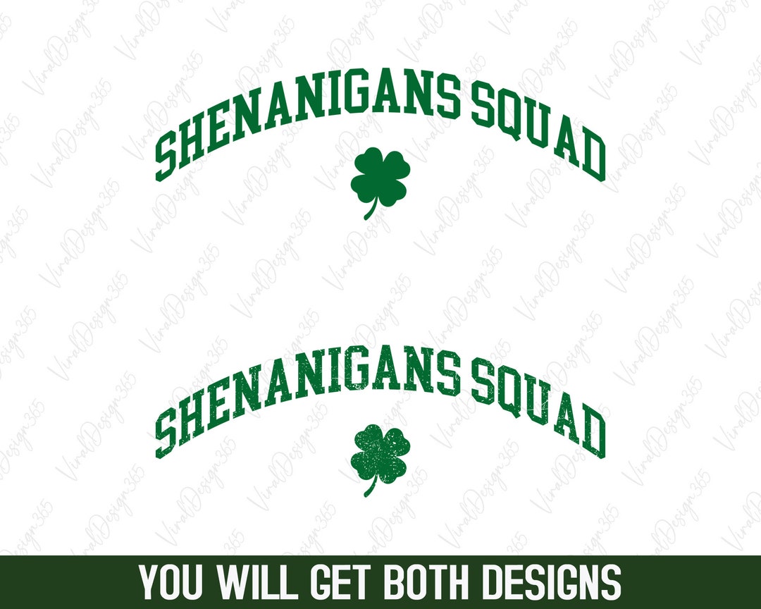 Shenanigans Squad Svg, Shamrock Svg, Shenanigans Svg, Digital Download ...