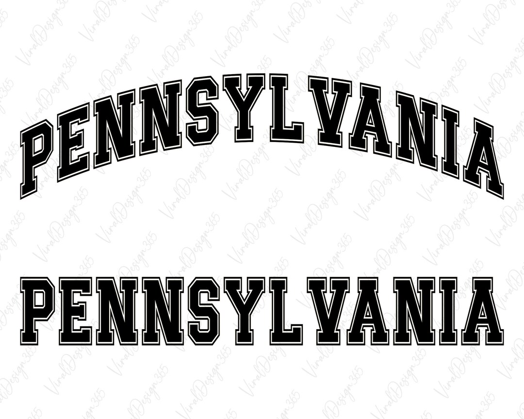 Pennsylvania Svg, Digital Download, USA Svg, College Font Svg ...