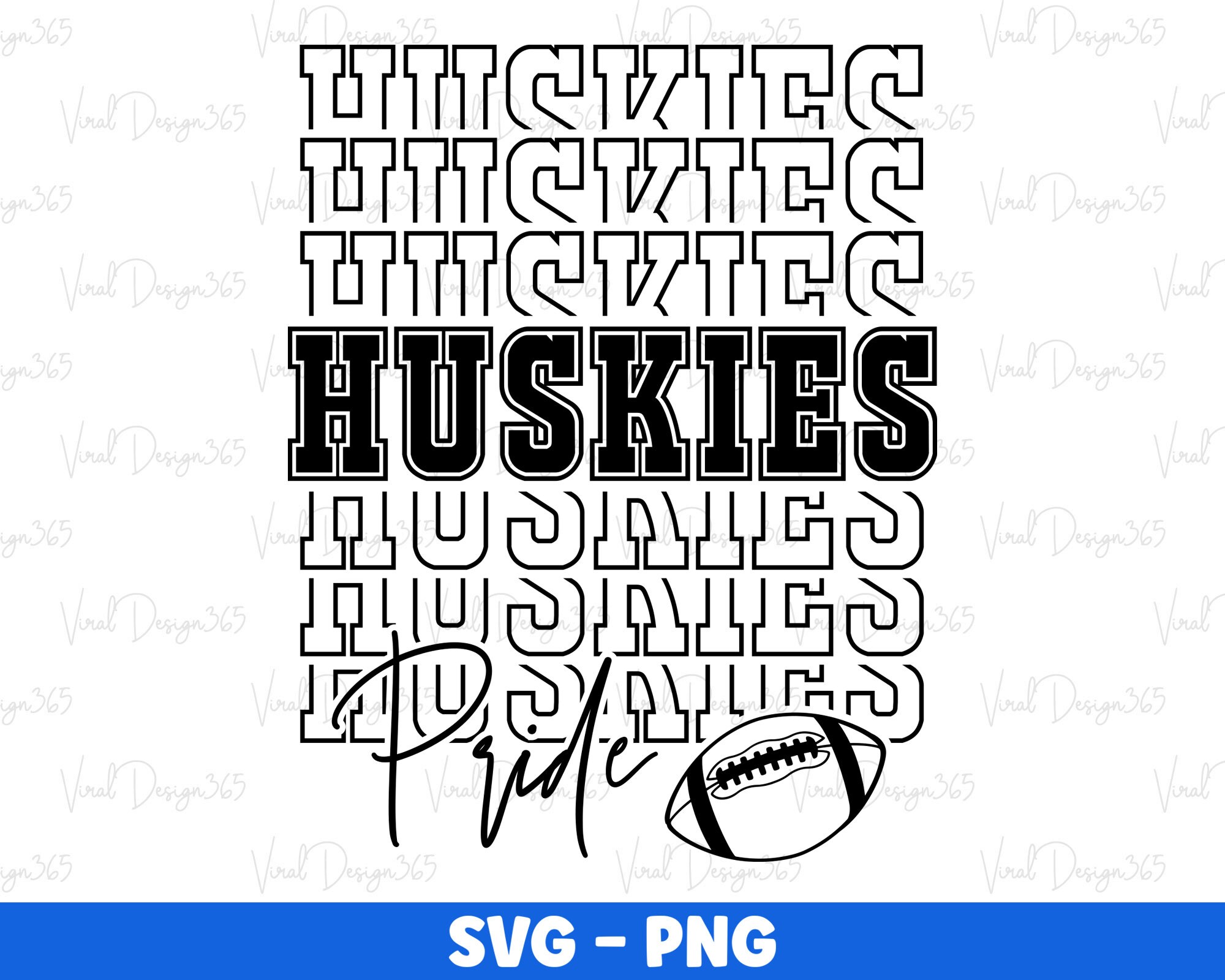 Huskies Pride Svg Stacked Huskies Svg Team Mascot School - Etsy