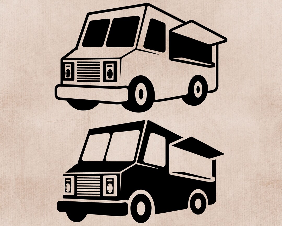 Food Truck Svg, Delivery Vehicle Svg, Cricut, Restaurant Svg, Food ...