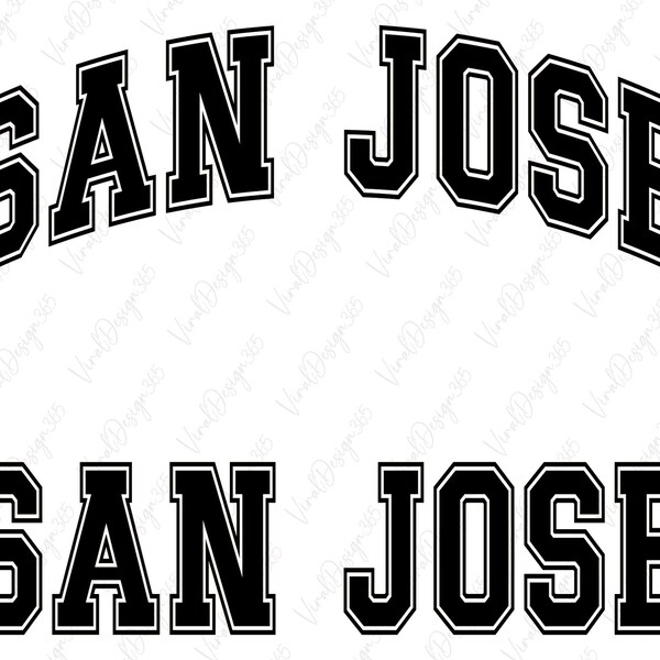 San Jose Svg - Etsy