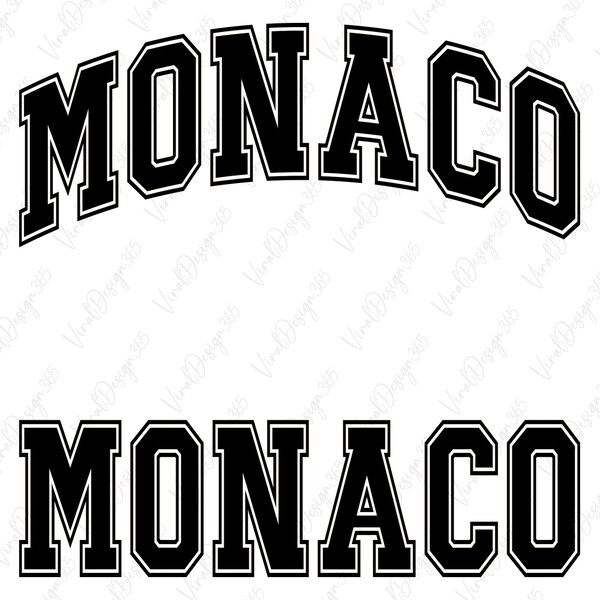 Monaco Svg - Etsy