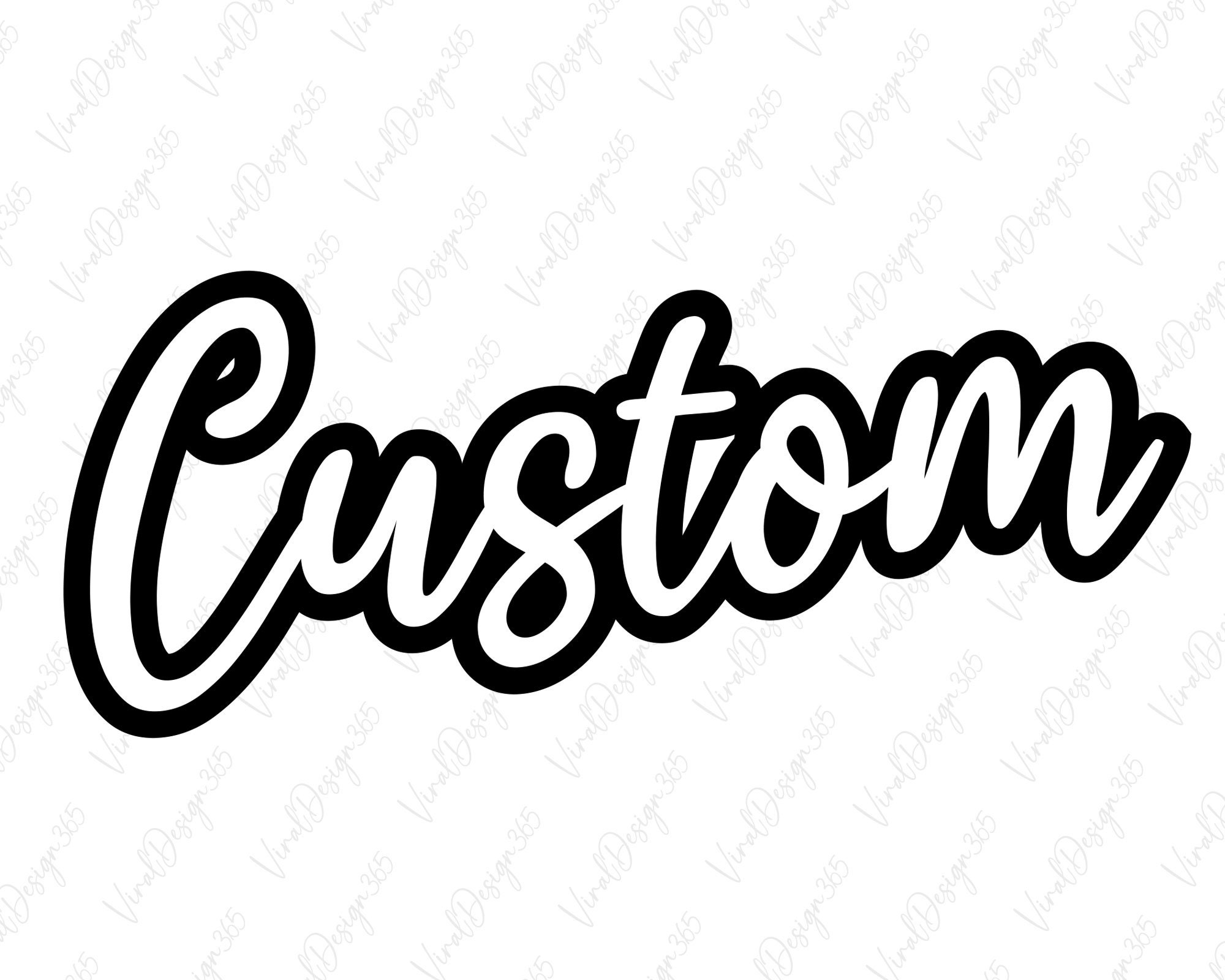Custom Wavy Text Svg Custom Wavy Font Svg Personalized Svg - Etsy