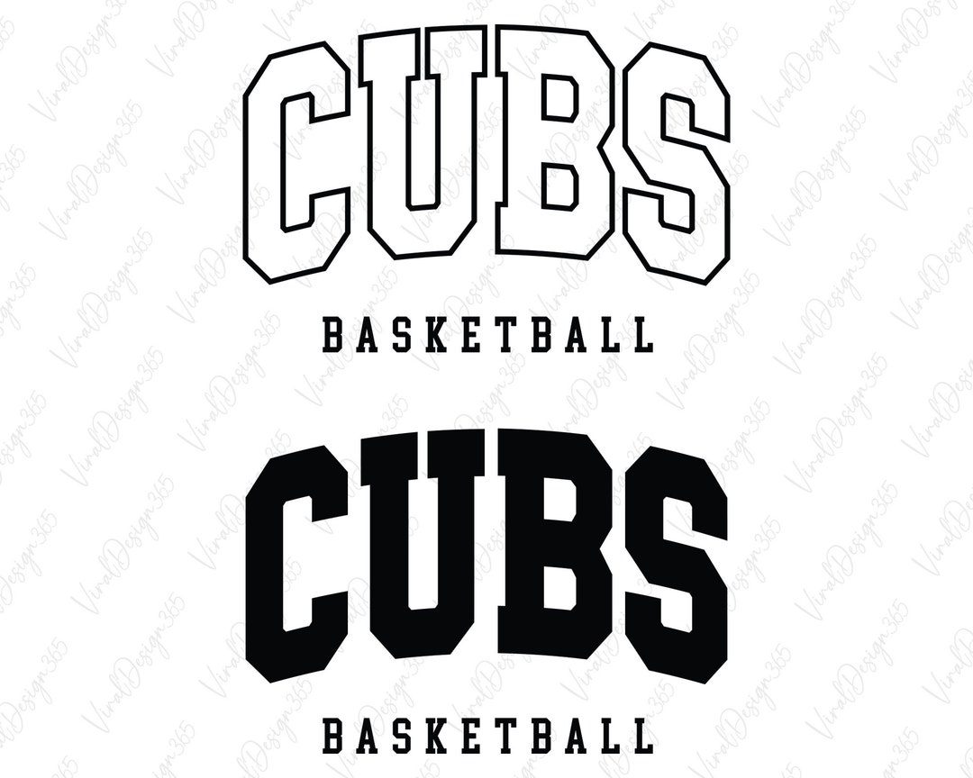 Cubs Basketball Svg, Mascot Svg, Digital Download, Game Day Svg, School ...