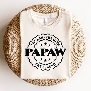 Papaw the Man the Myth the Legend Svg, Digital Download, Papaw Svg ...