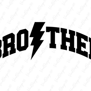 Brother Svg, Family Svg, Arc Svg, Digital Download, Lightning Bolt Svg ...