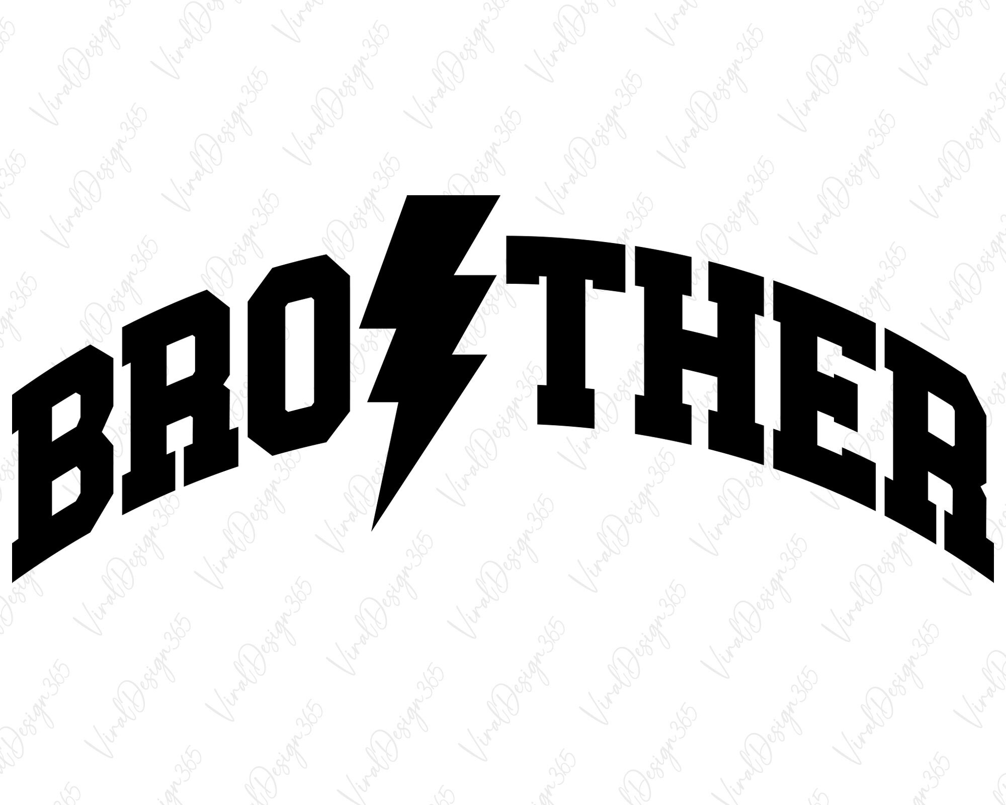 Brother Svg Family Svg Arc Svg Digital Download Lightning - Etsy