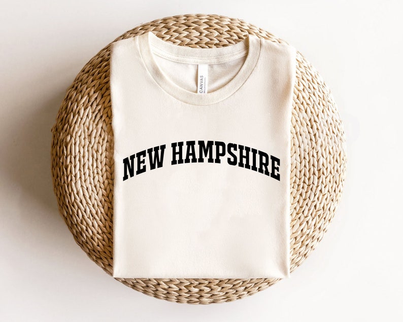 New Hampshire Svg Digital Download USA Svg College Font - Etsy