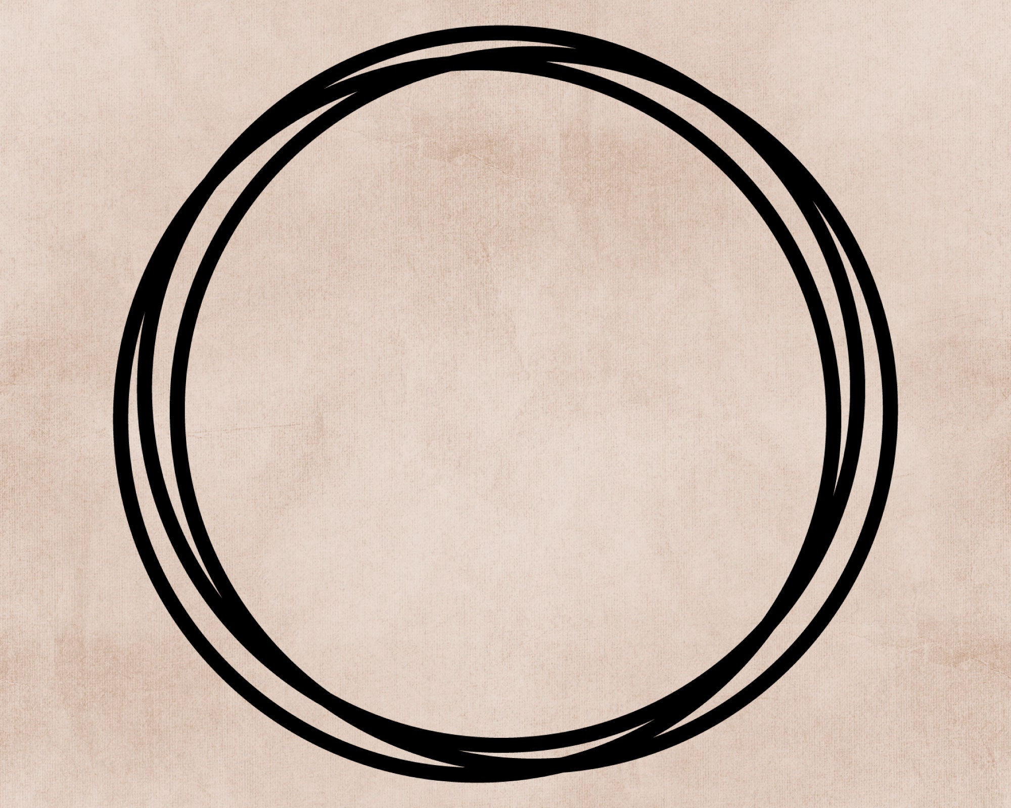 Circle Border Svg Wreath Svg Cricut Circle Monogram Svg - Etsy