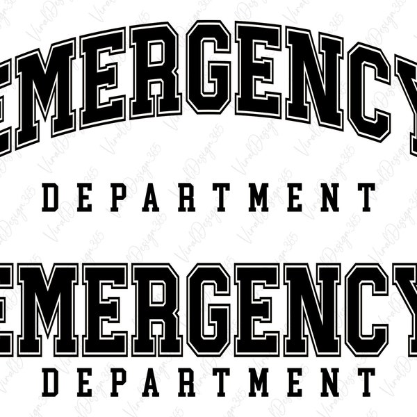 Emergency Department Svg - Etsy