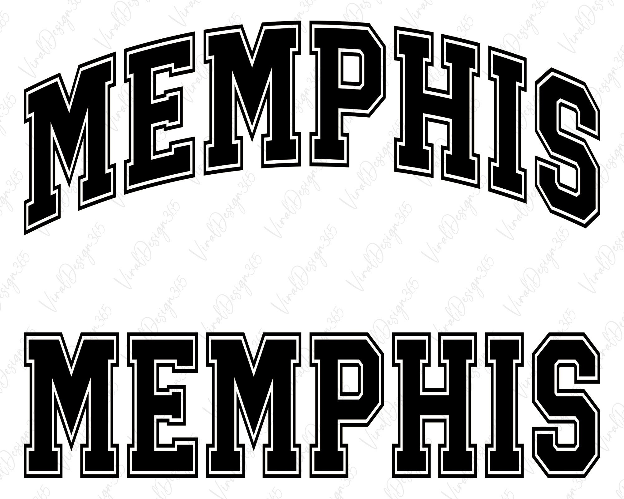 Memphis Svg Digital Download America Svg College Font Svg - Etsy