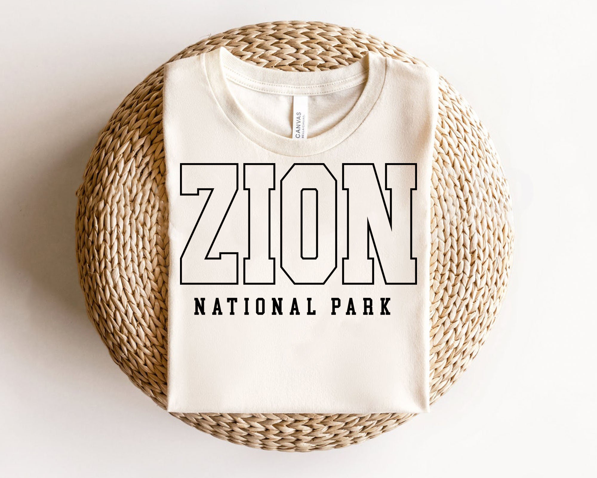 Zion National Park Svg Digital Download College Font Svg - Etsy