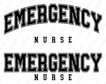 Emergency Department Svg, Digital Downloads, Medical Career Svg ...