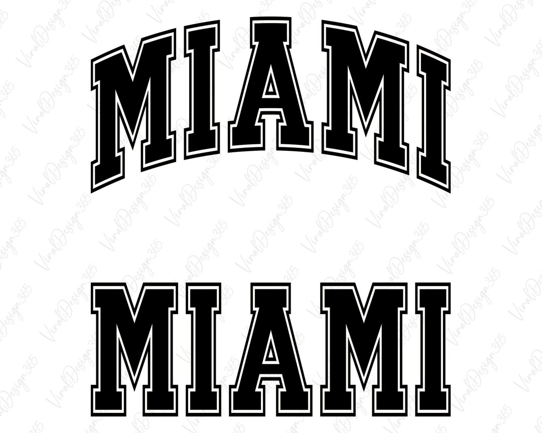 Miami Svg, Digital Download, American Svg, College Font Svg, Miami Life ...