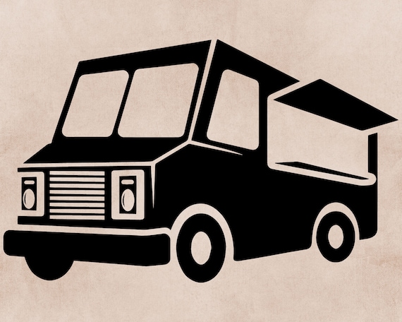 Food Truck Svg Delivery Vehicle Svg Food Truck Svg Files - Etsy