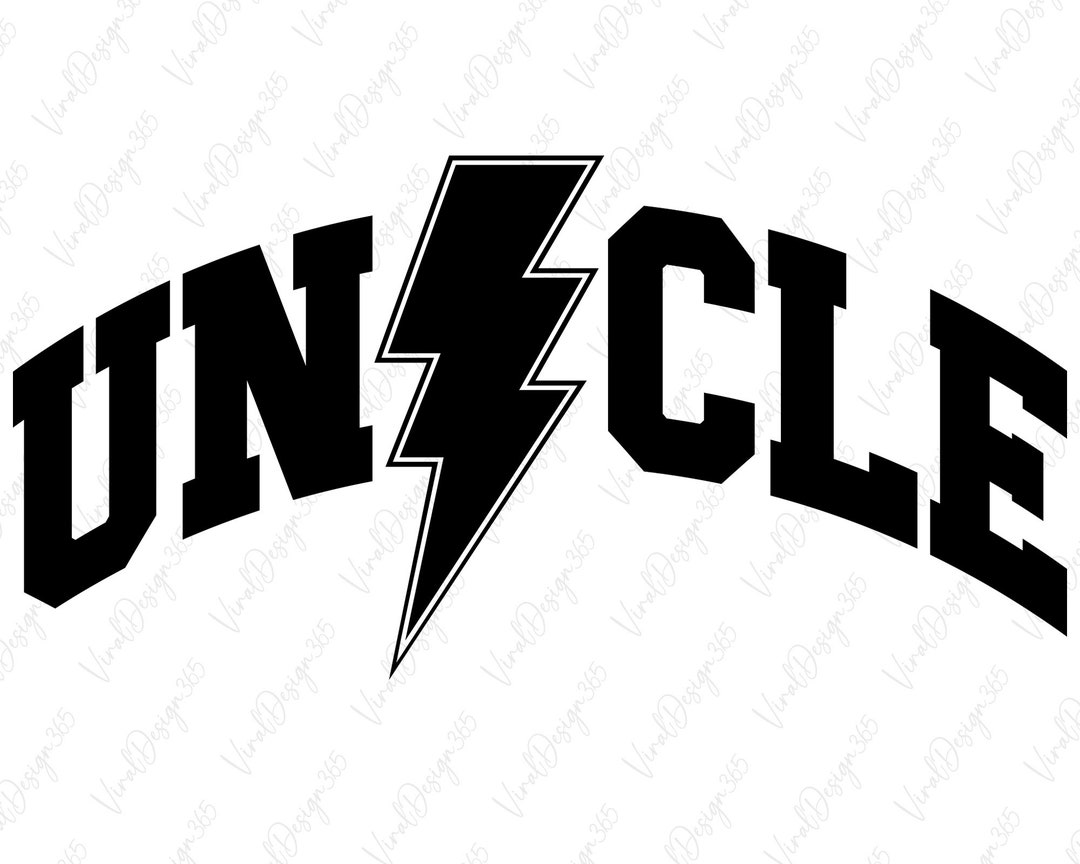 Uncle Svg, Lightning Bolt Svg, Uncle Life Svg, Digital Download, Family ...