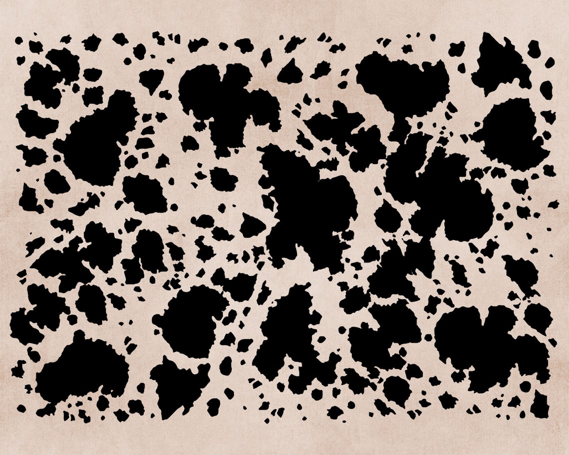 Cow Pattern Svg Cow Spots Svg Cricut Cow Print Svg Animal - Etsy