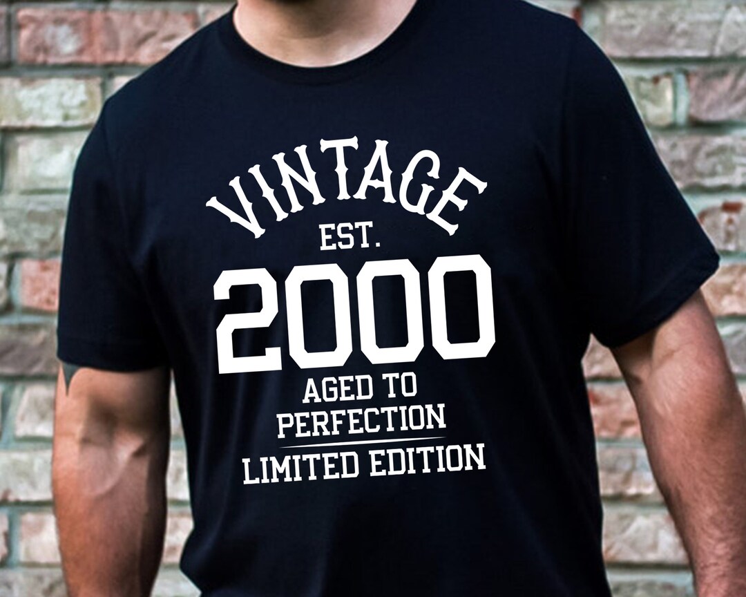 Vintage 2000 Svg, 23rd Birthday Svg, Distressed Svg, Digital Download ...