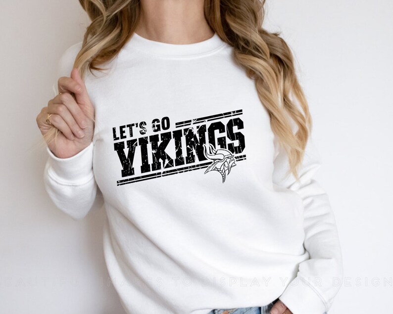 Let's Go Vikings Mascot Png Vikings Mascot Svg Digital - Etsy