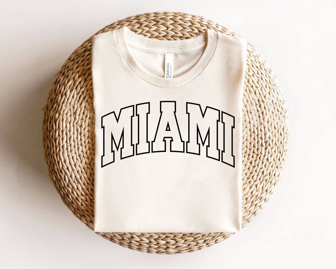 Miami Svg Digital Download American Svg College Font Svg - Etsy