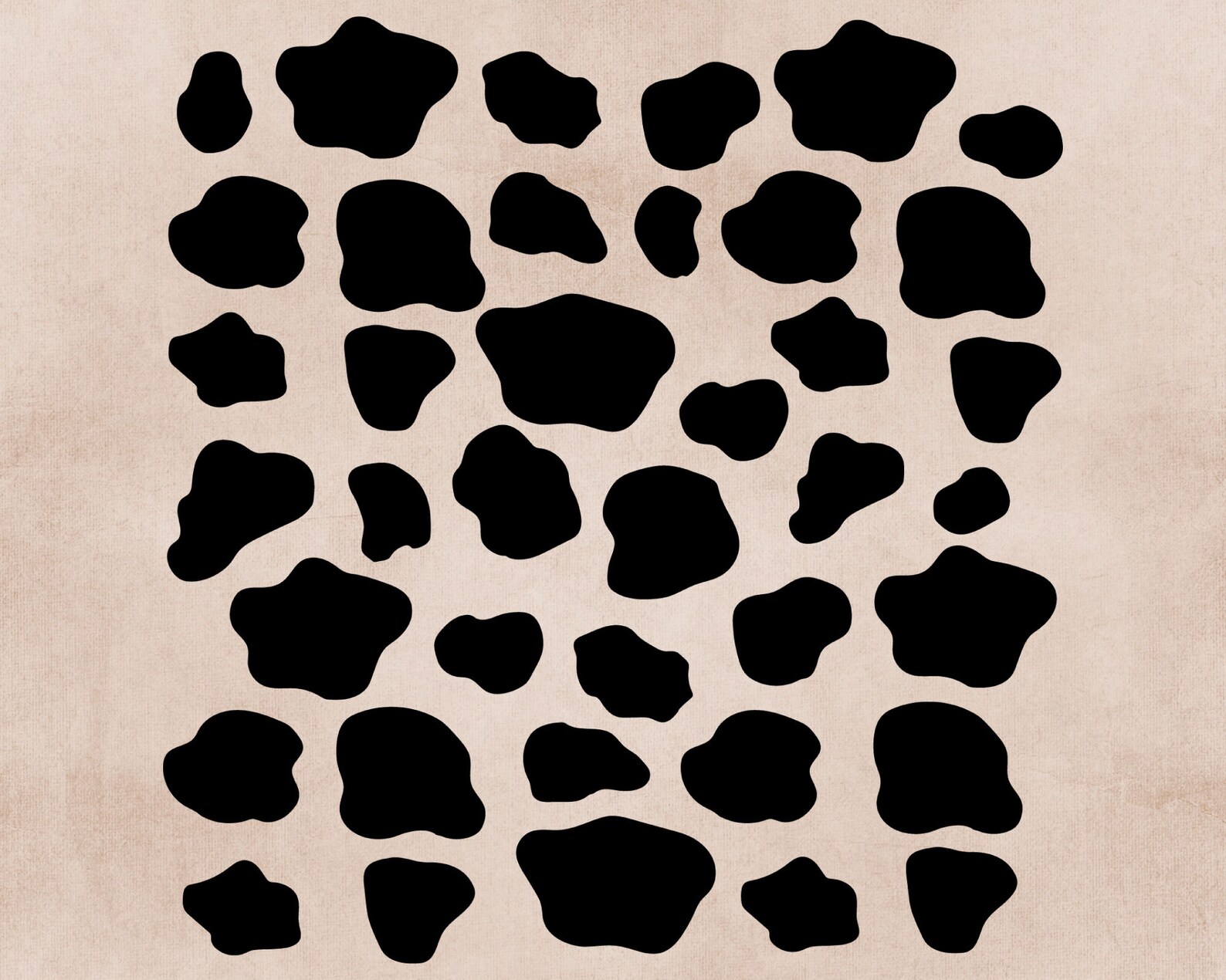 Cow Print Svg Cow Spots Svg Cricut Cow Pattern Svg Animal - Etsy