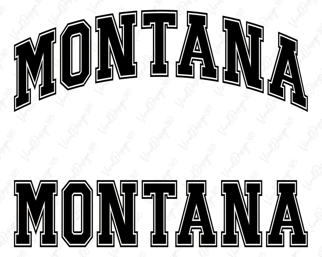 Buy Montana Svg, Digital Download, USA Svg, College Font Svg, Montana ...