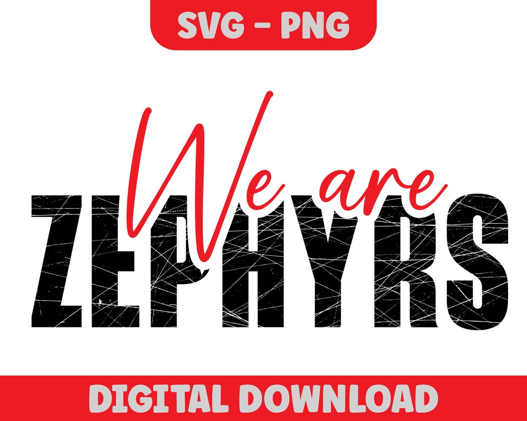 We Are Zephyrs Mascot Svg, Mascot Sublimation, Digital Cut File, Mascot ...