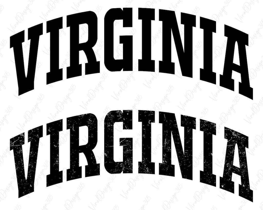 Virginia Svg, Descarga Digital, USA Svg, College Font Svg, Virginia ...