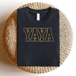 Yaya Svg, Digital Download, Arc Yaya Svg, Varsity Font Svg, Mom Life ...