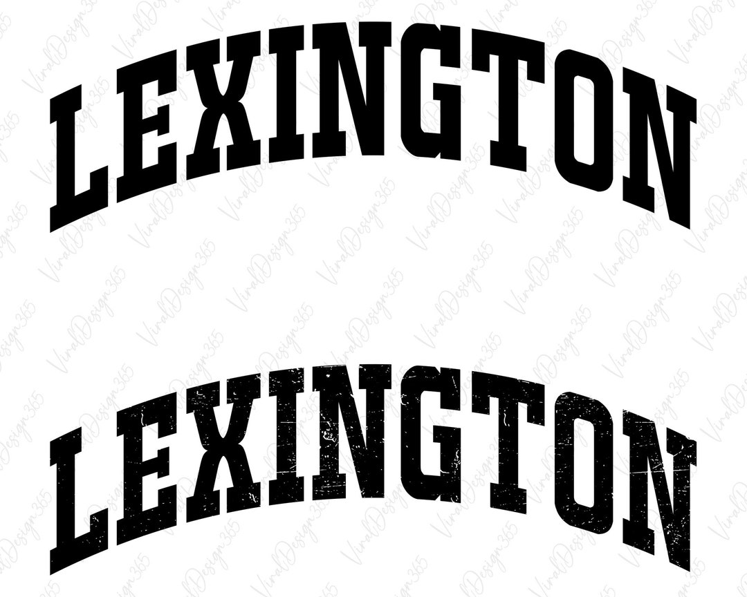 Lexington Svg, Digital Downloads, USA State Svg, College Font Svg ...