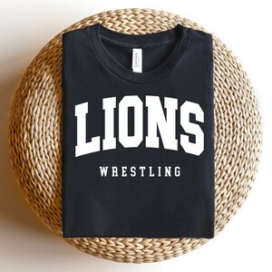 Lions Wrestling Svg, Wrestling Team Svg, Digital Download, Game Day Svg ...