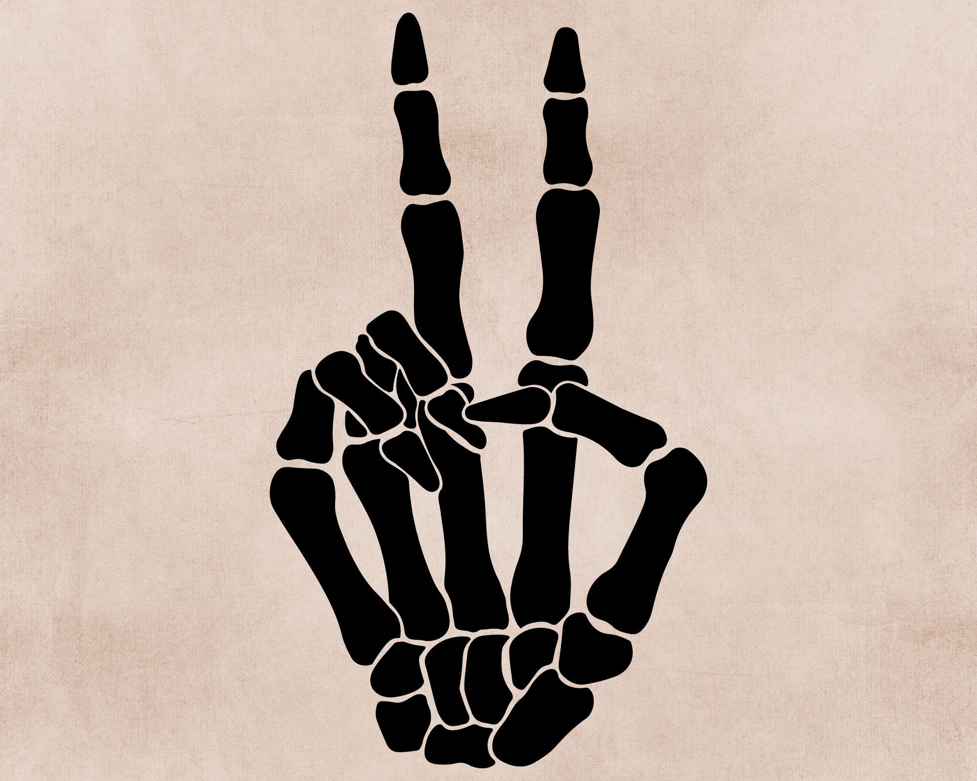 Skeleton Peace Sign Svg Peace Hand Svg Cricut Peace Sign - Etsy